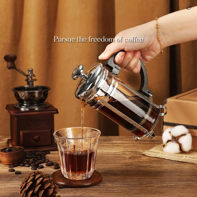 Coffeware Set Manual Coffee Grinder French Press Pot Coffee Utensils ...